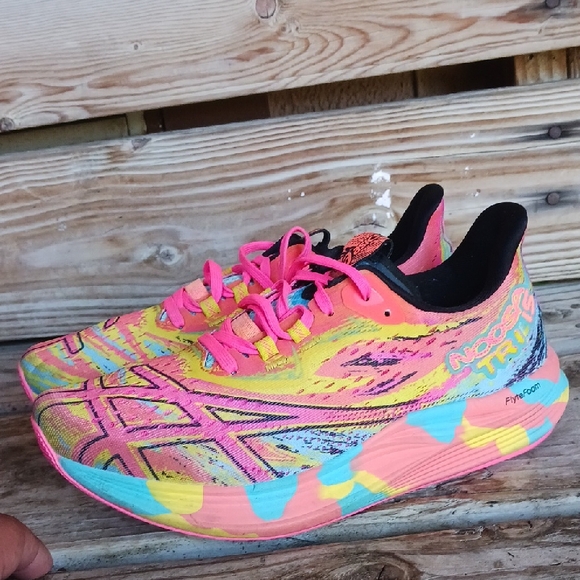 Asics | Shoes | Asics Noosa Tri 5 Colorful Running Shoes With Pink And ...